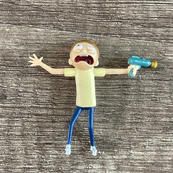 Cartoon Network | Toys | Morty Scared Rick And Morty Cake Topper 34in ...